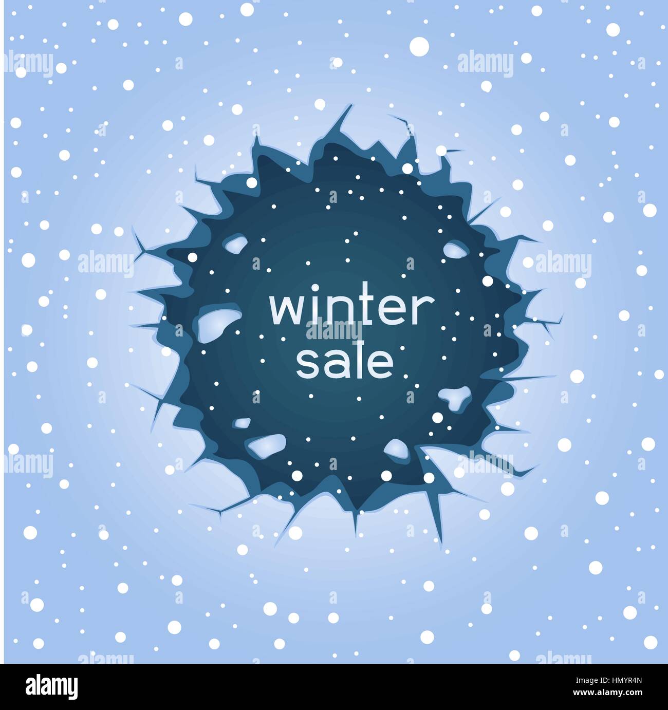 Cracked ice design Stock Vector Images - Alamy