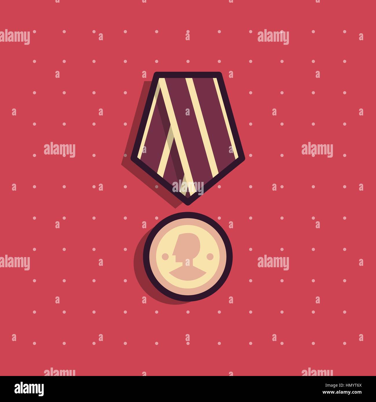 Award gold medal black Stock Vector Images - Alamy