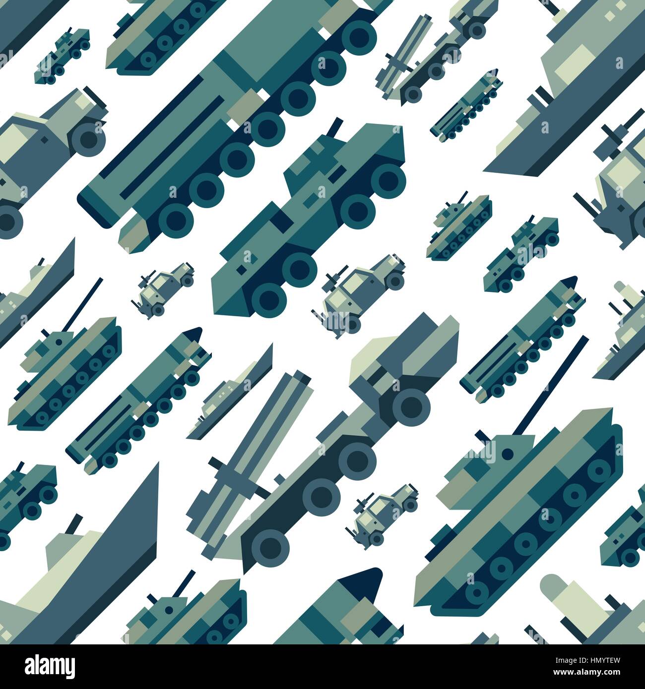Seamless pattern of military machines Stock Vector Image & Art - Alamy