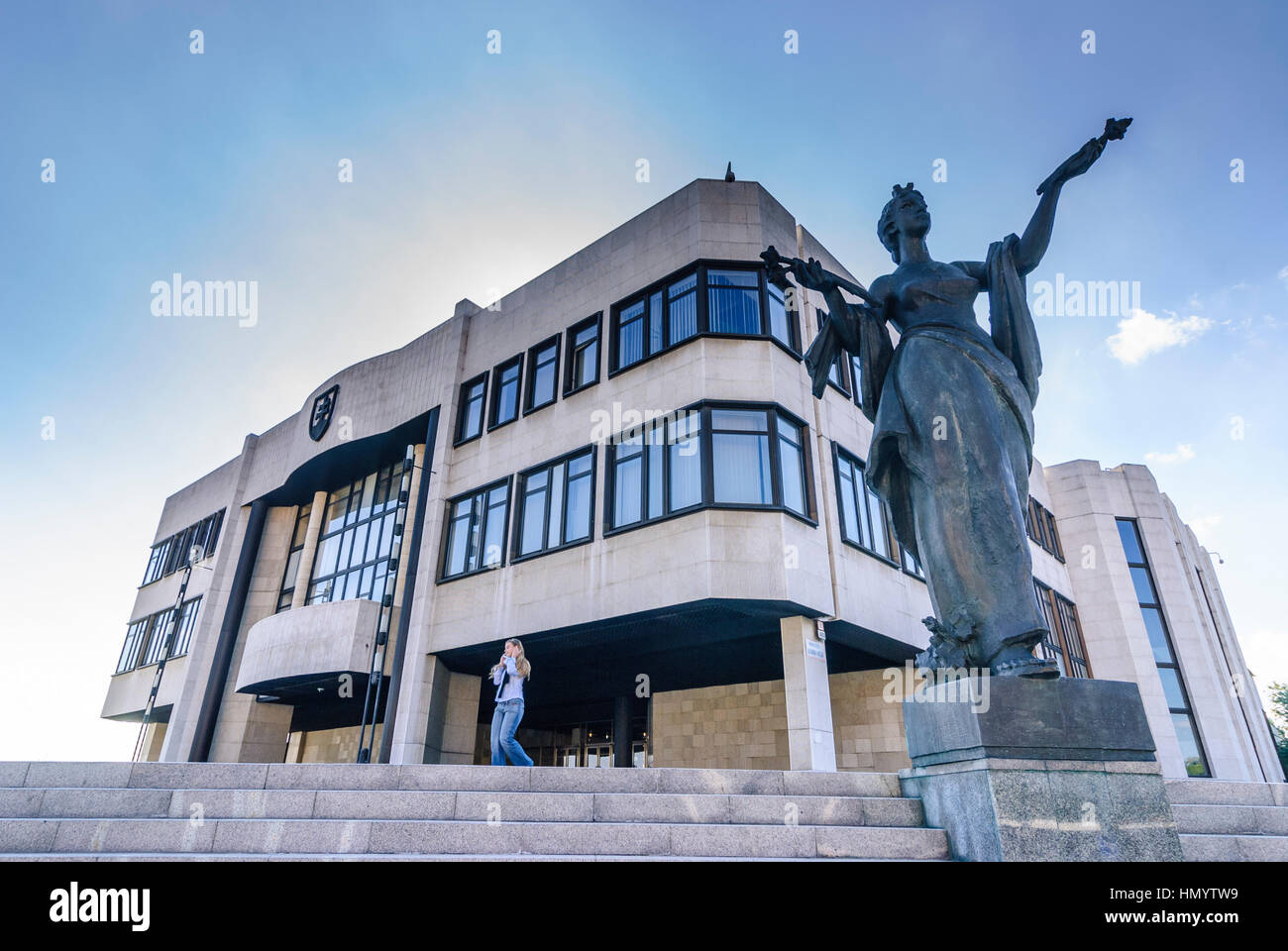 Bratislava (Pressburg): National Council Building (Parliament ...