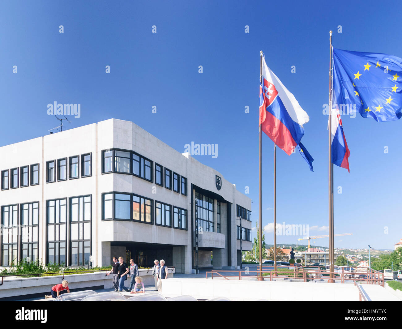 Bratislava (Pressburg): National Council Building (Parliament ...