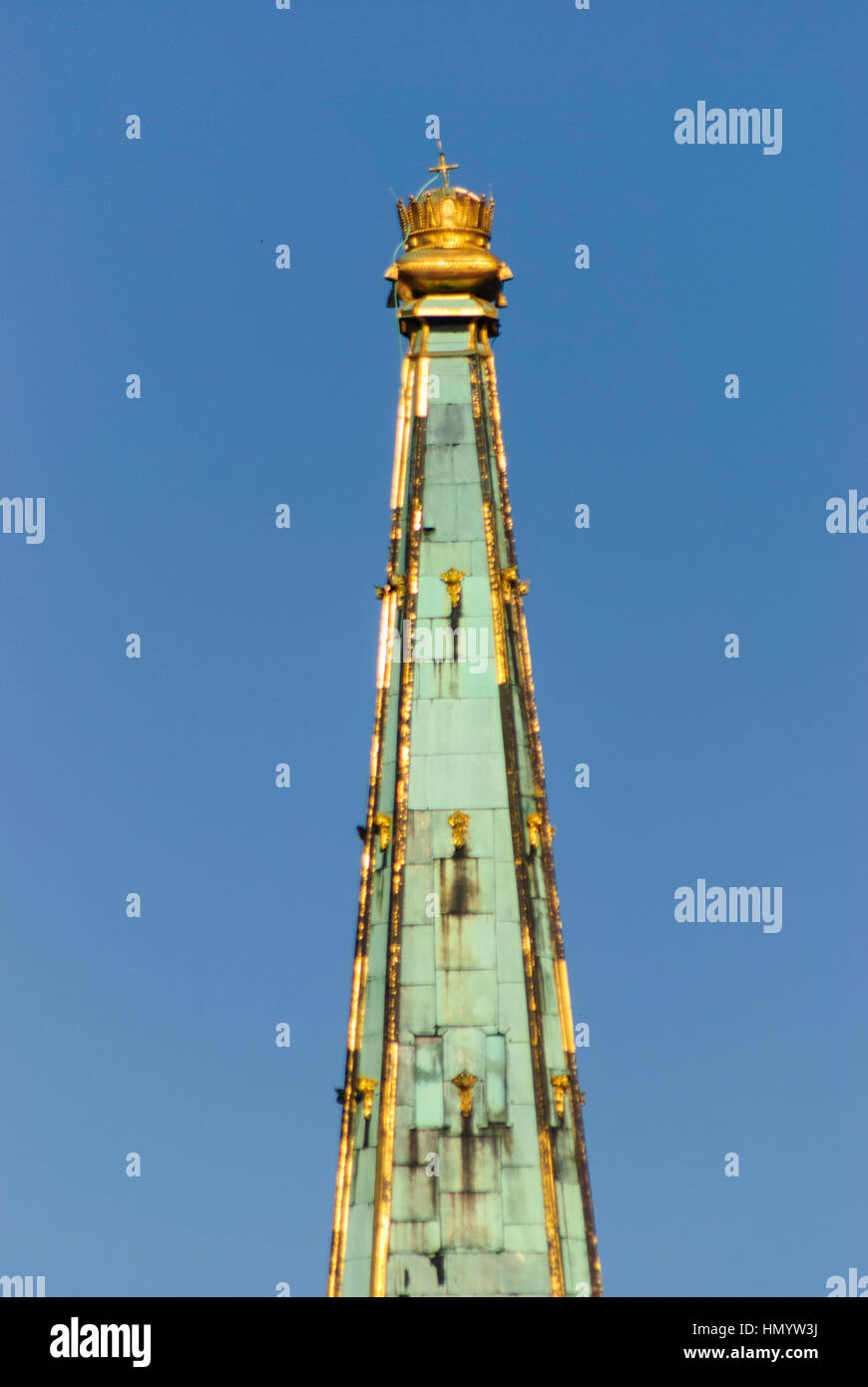 Bratislava (Pressburg): steeple tip with crown of St. Martin's ...