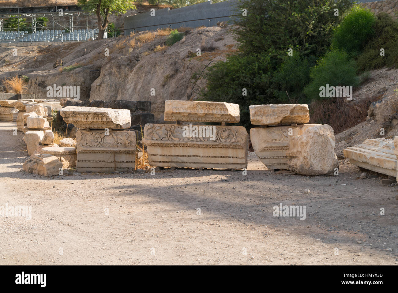 Bet Shean National Park (Scythopolis), Israel Stock Photo - Alamy
