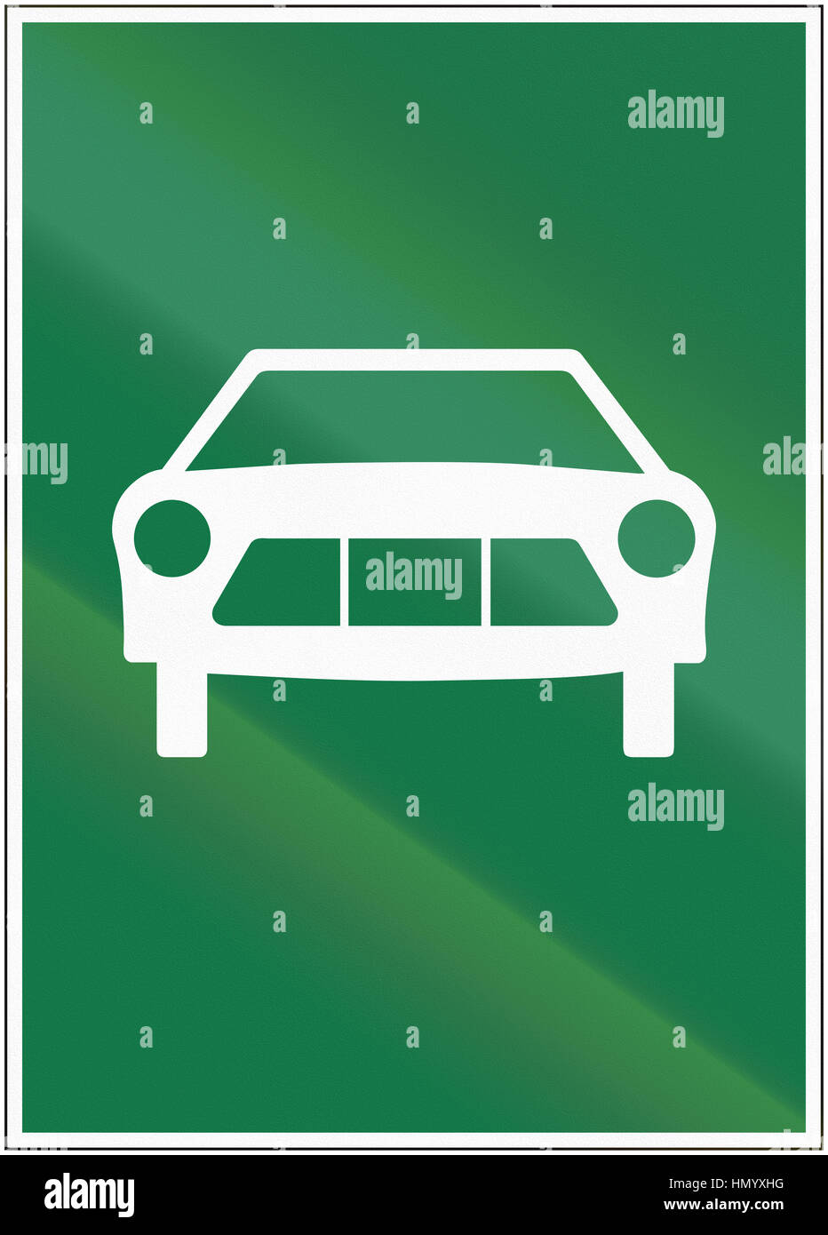 Road sign used in Switzerland - Fast-traffic highway, only motor ...