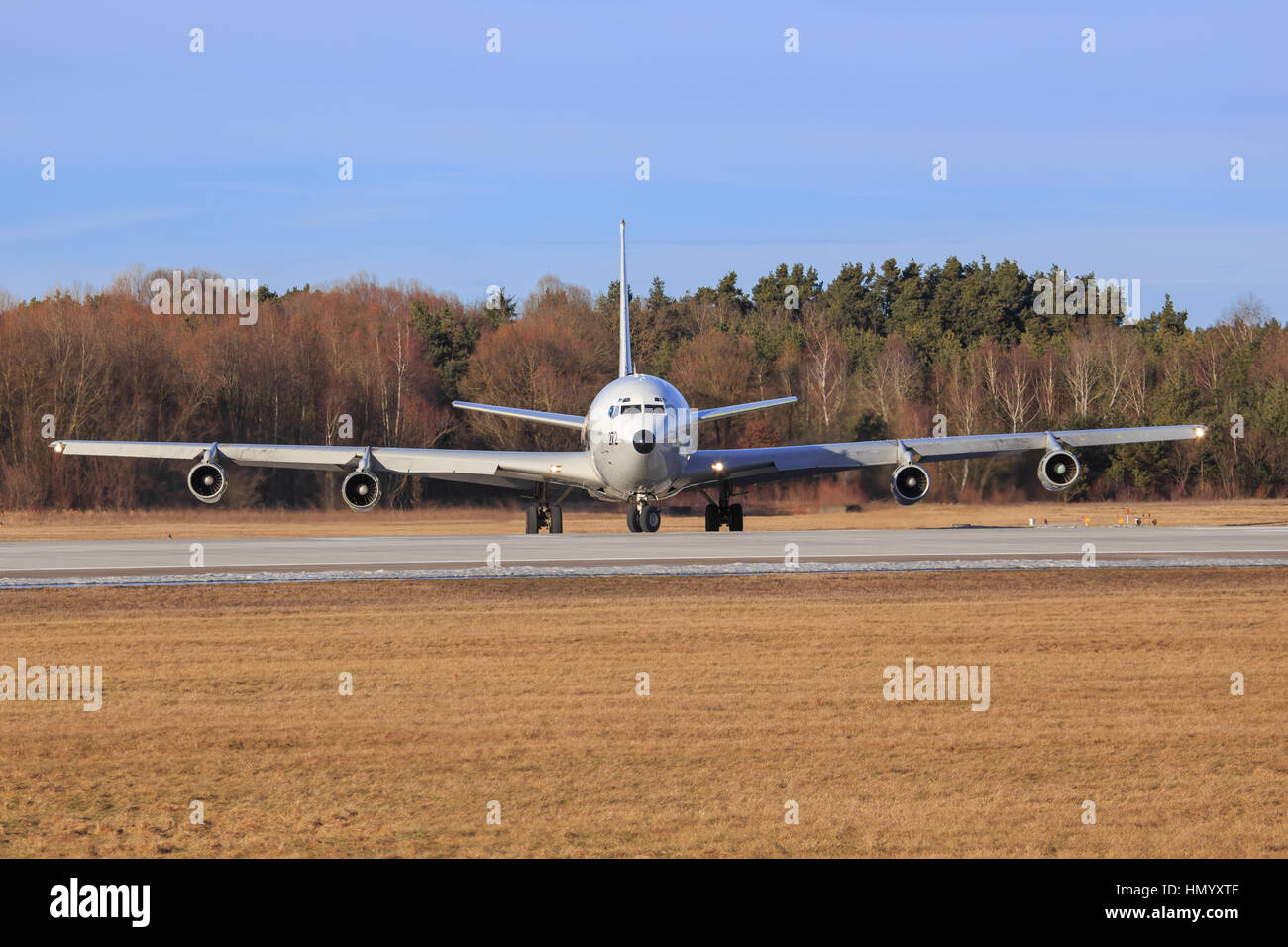 Manching/Germany Februar 10, 2015: Israel - Air Force Boeing 707-3L6C ...