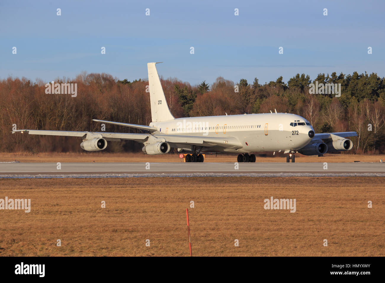 Manching/Germany Februar 10, 2015: Israel - Air Force Boeing 707-3L6C ...