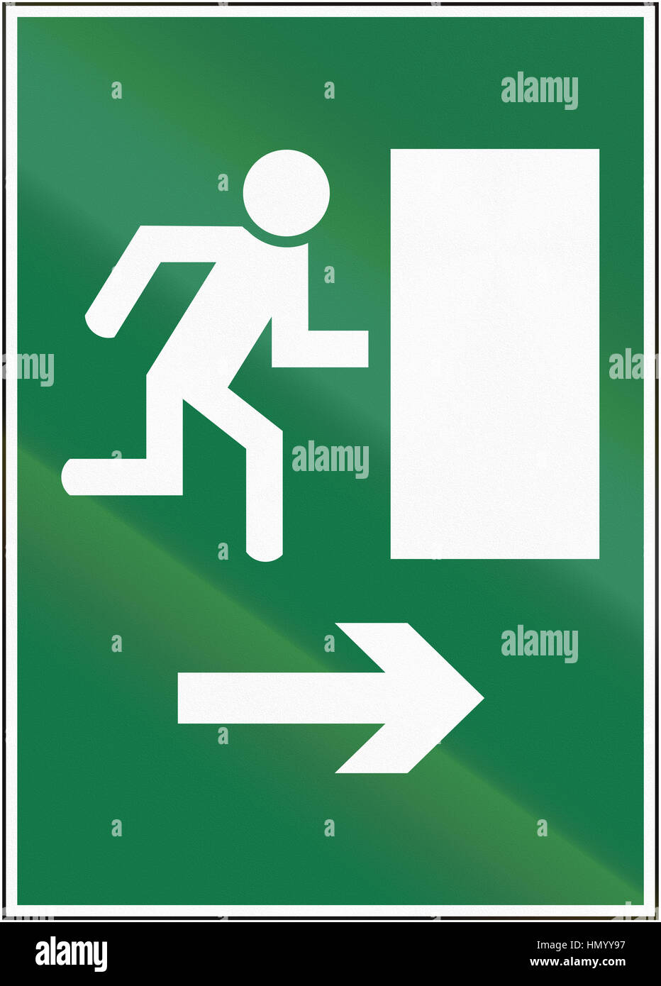 Road sign used in Switzerland - Exit sign Stock Photo - Alamy