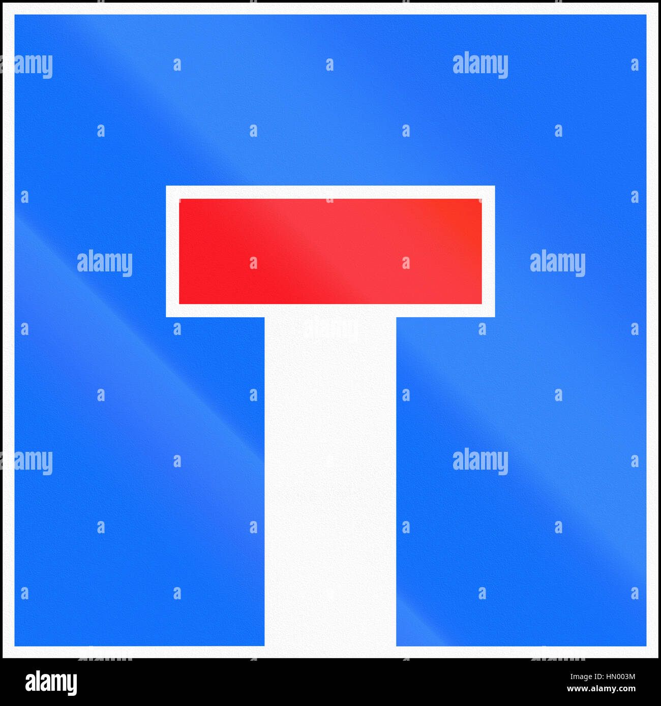Road sign used in Switzerland - Dead end Stock Photo - Alamy