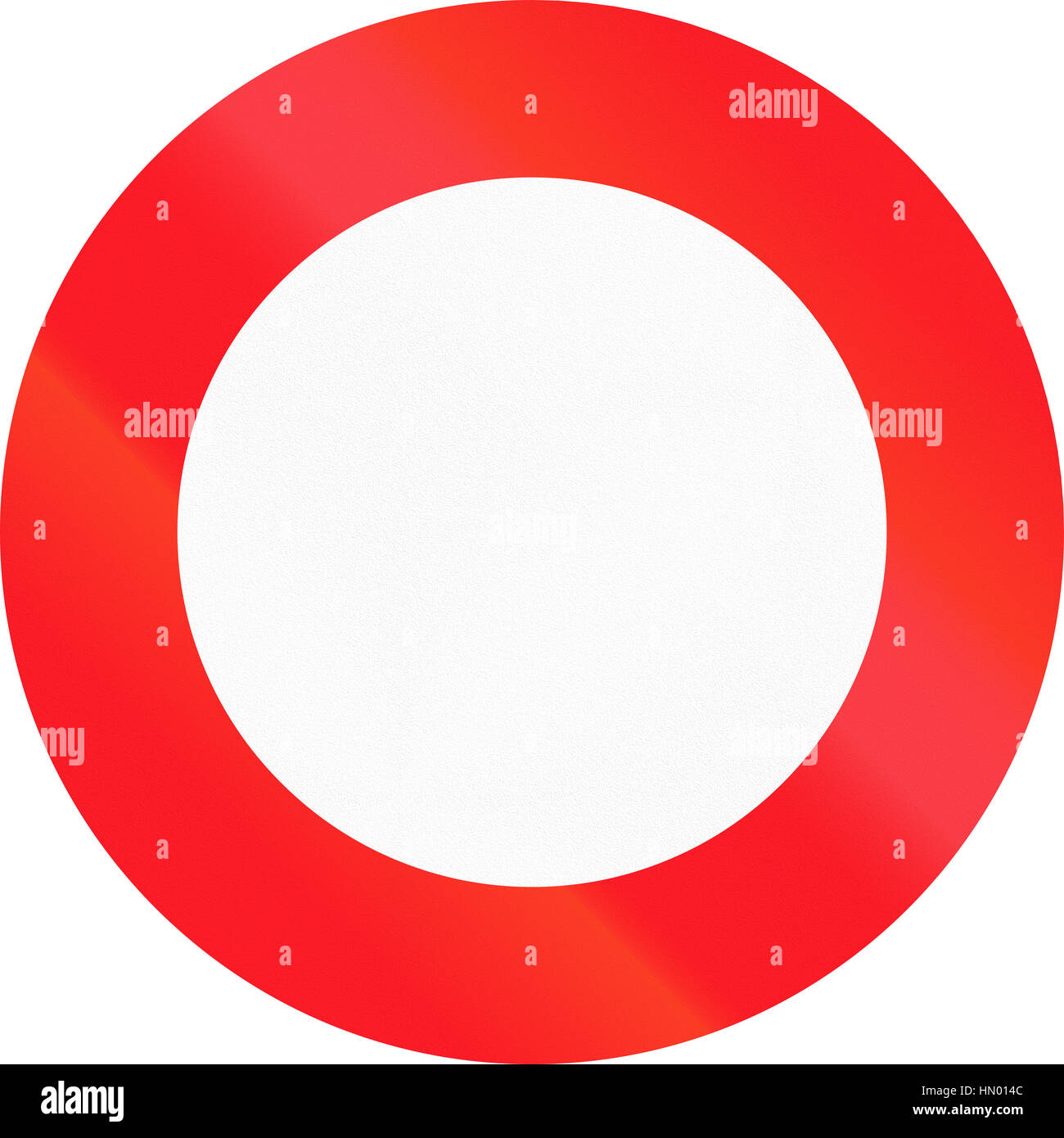 Road sign used in Switzerland - No transit Stock Photo - Alamy