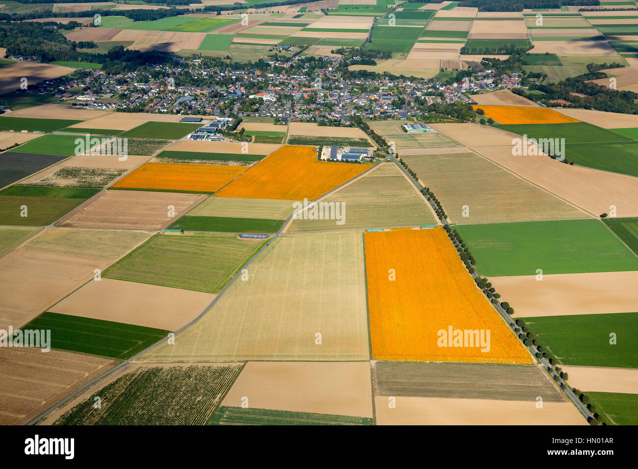 High angle agricultural land hi-res stock photography and images - Alamy