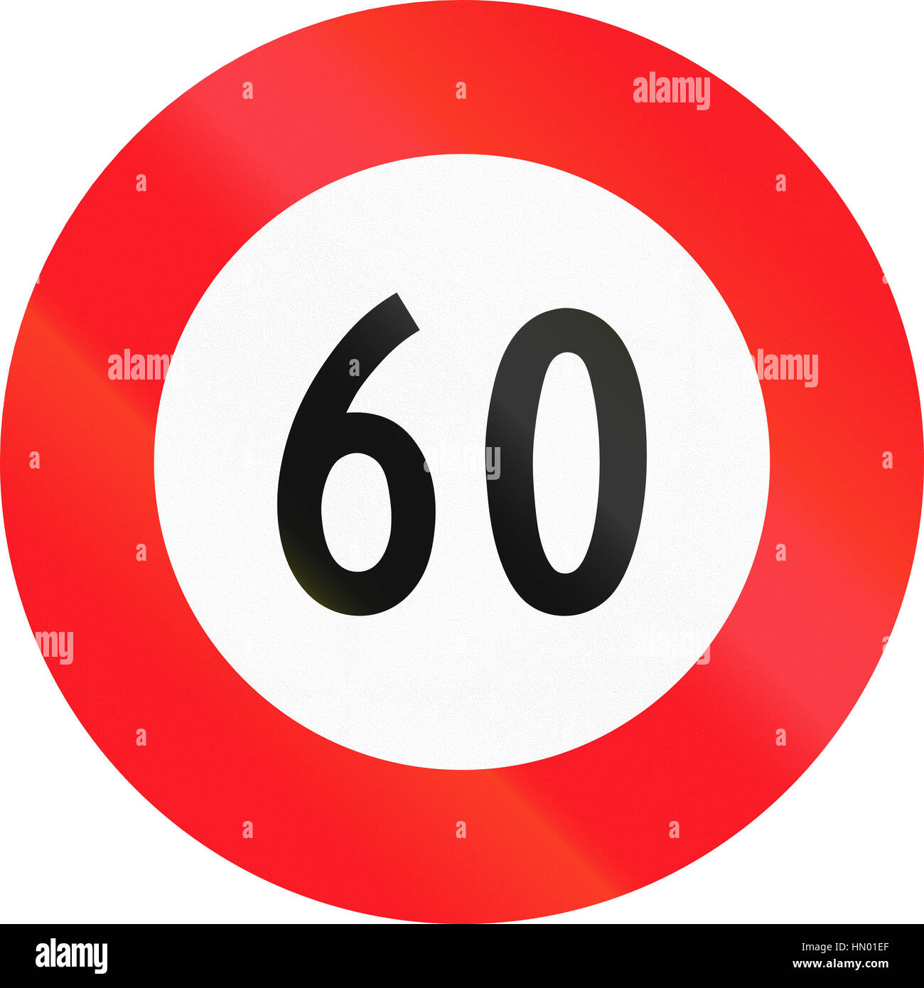 Road sign used in Switzerland - Maximum speed limit Stock Photo - Alamy