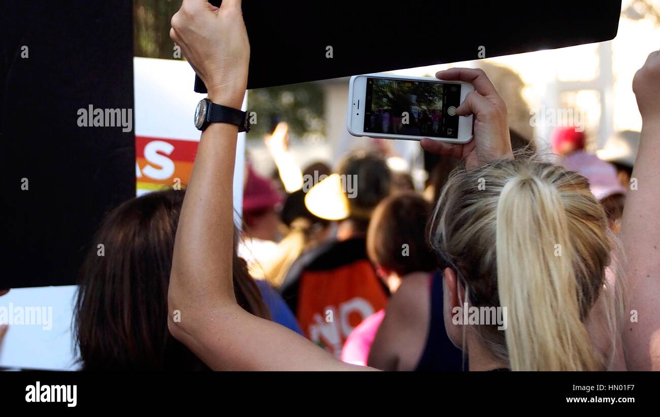 Female Protestor High Resolution Stock Photography and Images - Alamy