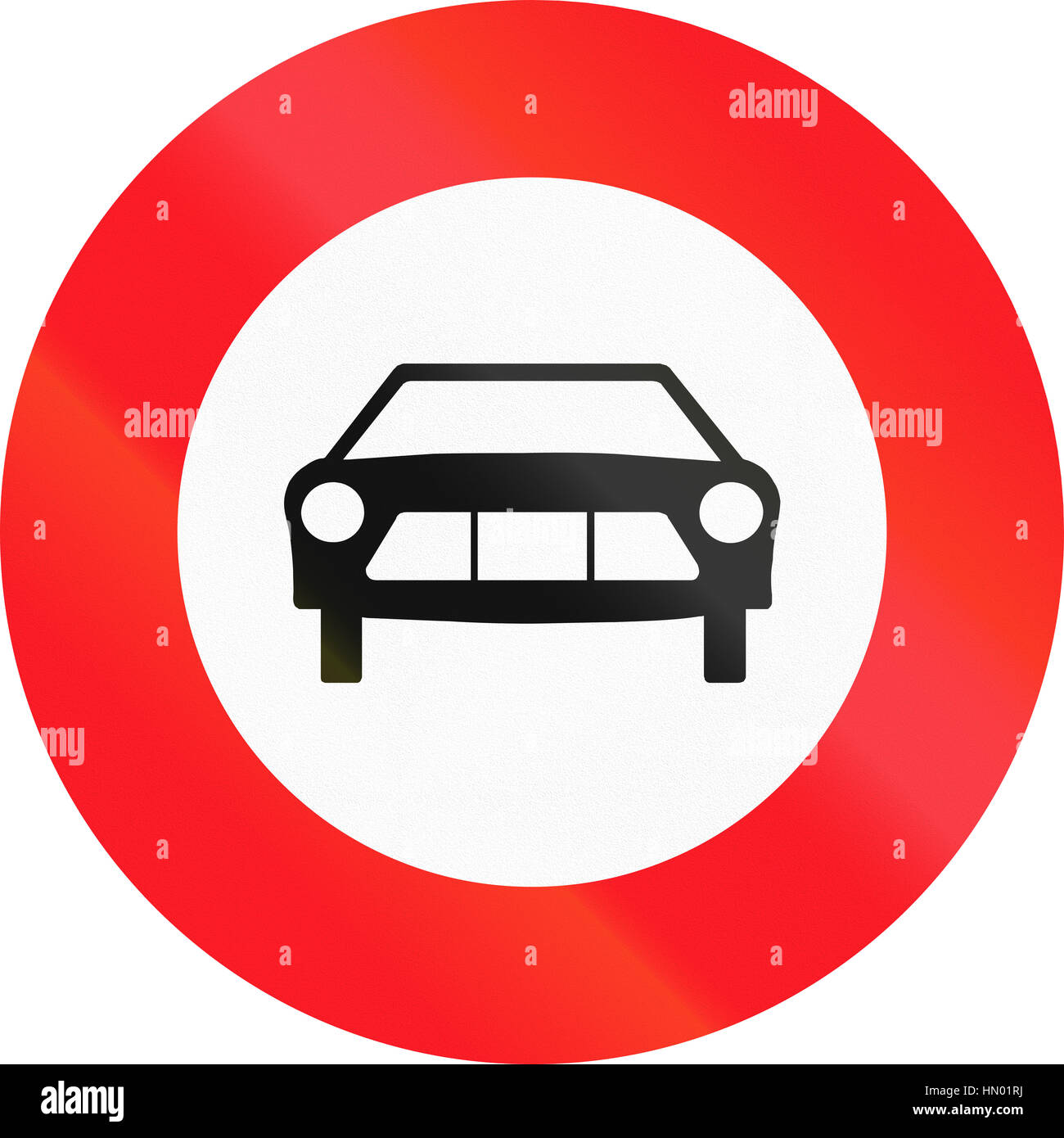 Road sign used in Switzerland - No motor vehicles except solo ...