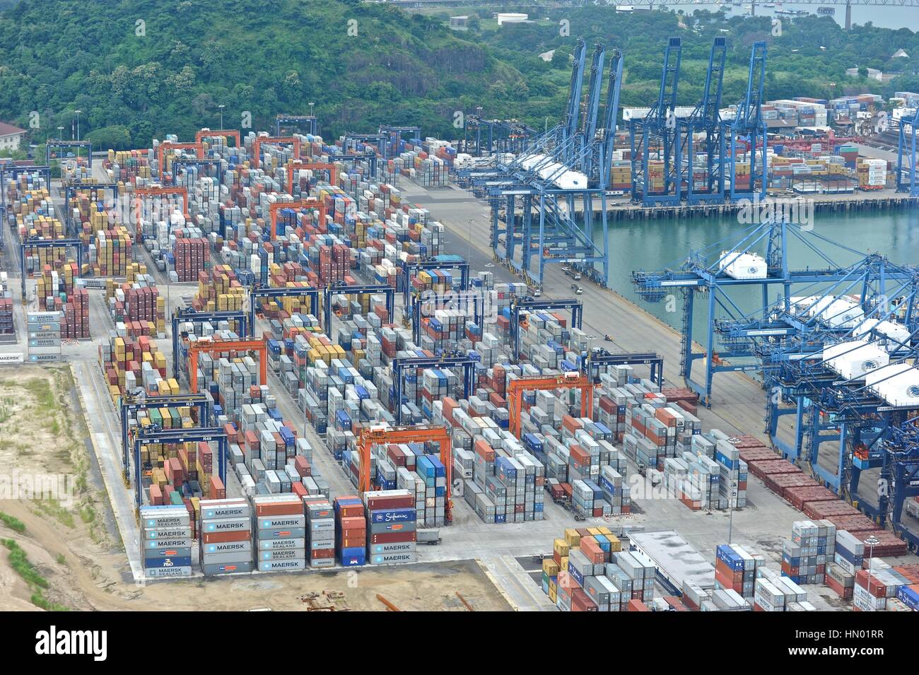 The Port of Balboa, operated by Panama Ports Company (PPC) - the Panama ...