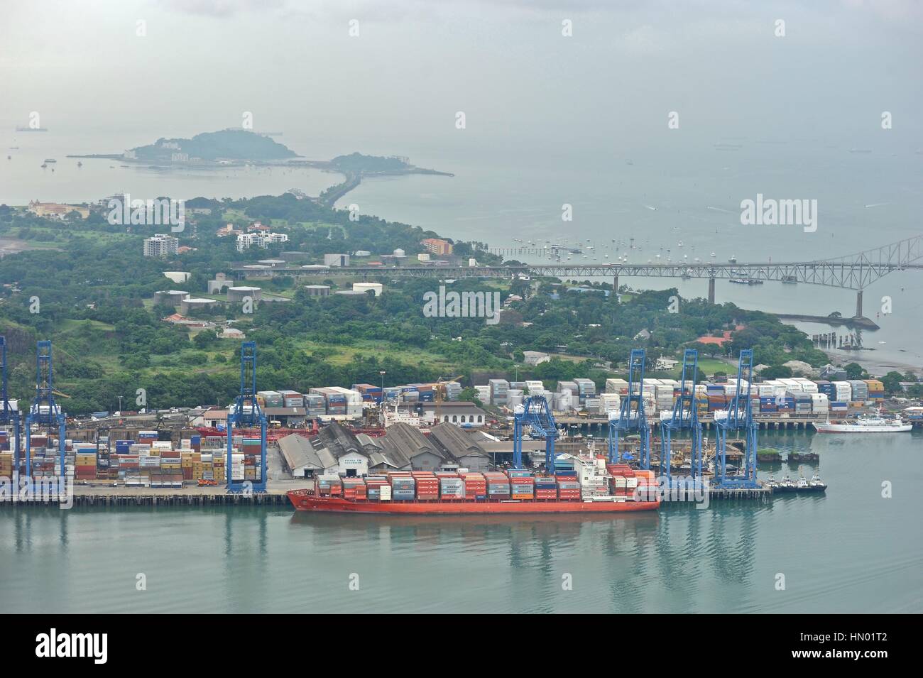 The Port of Balboa, operated by Panama Ports Company (PPC) - the Panama ...