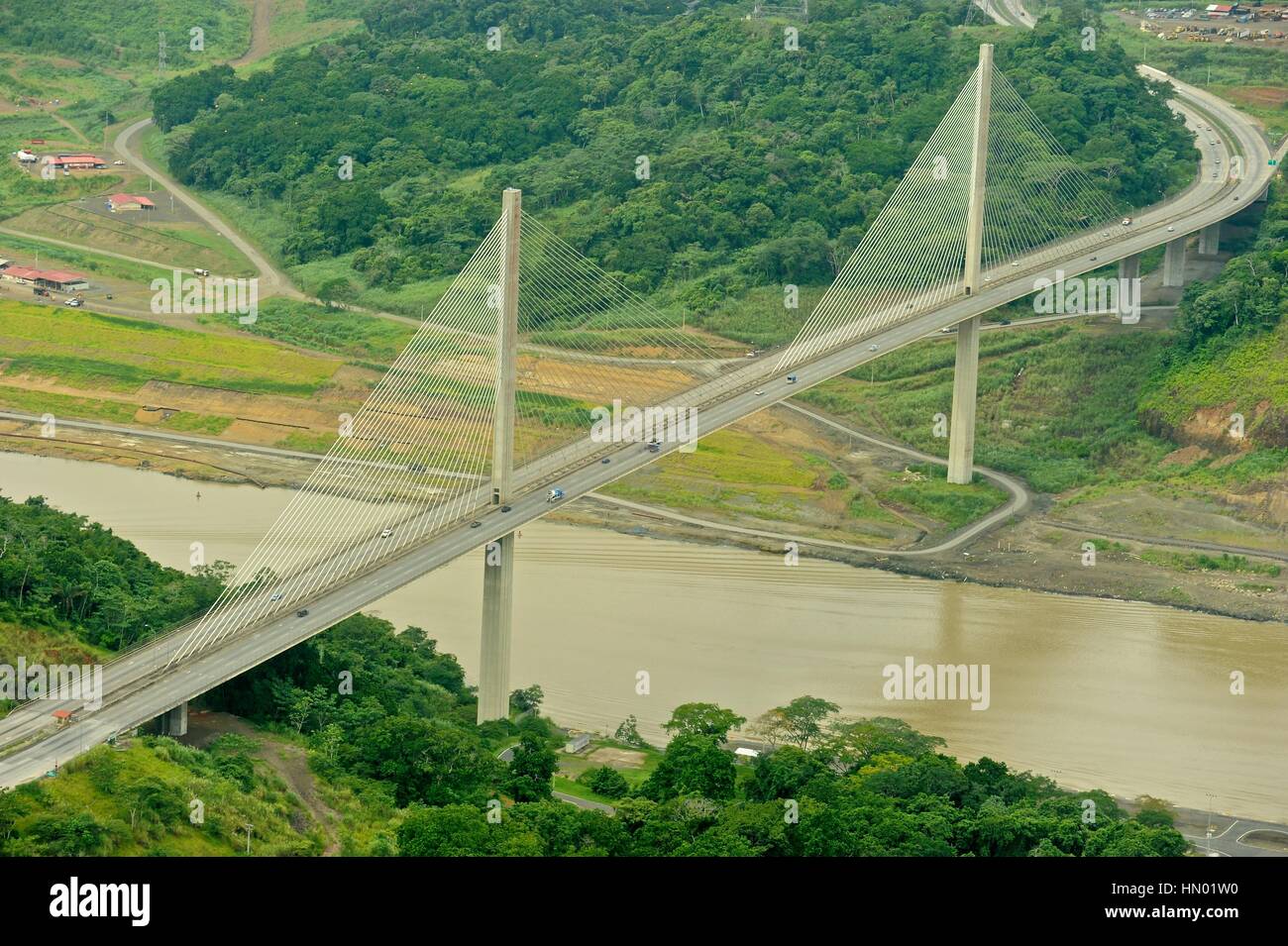 Centennial Bridge. Panama Stock Photo - Alamy