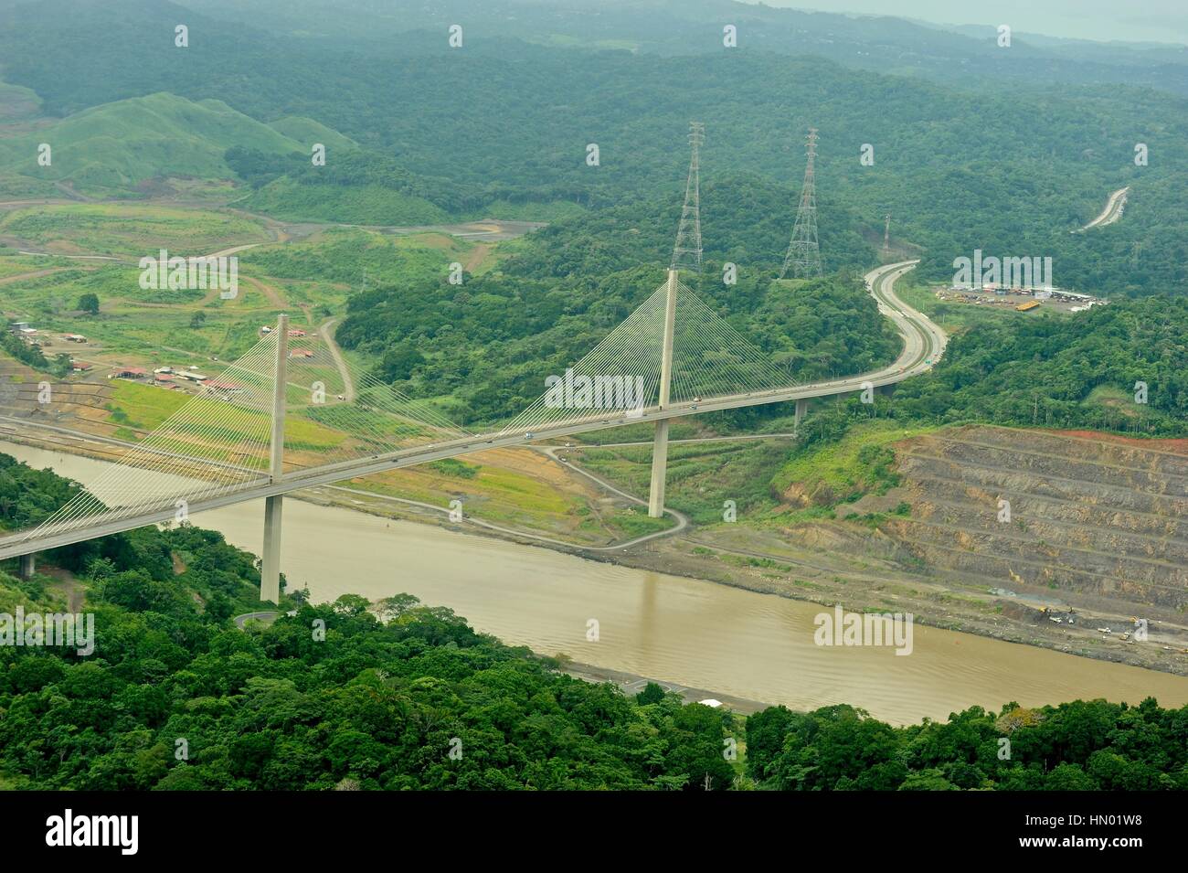 Centennial Bridge. Panama Stock Photo - Alamy