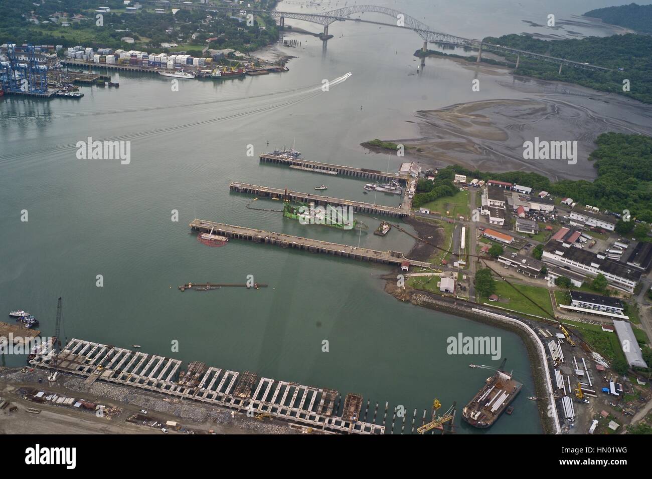 The Port of Balboa, operated by Panama Ports Company (PPC) - the Panama ...