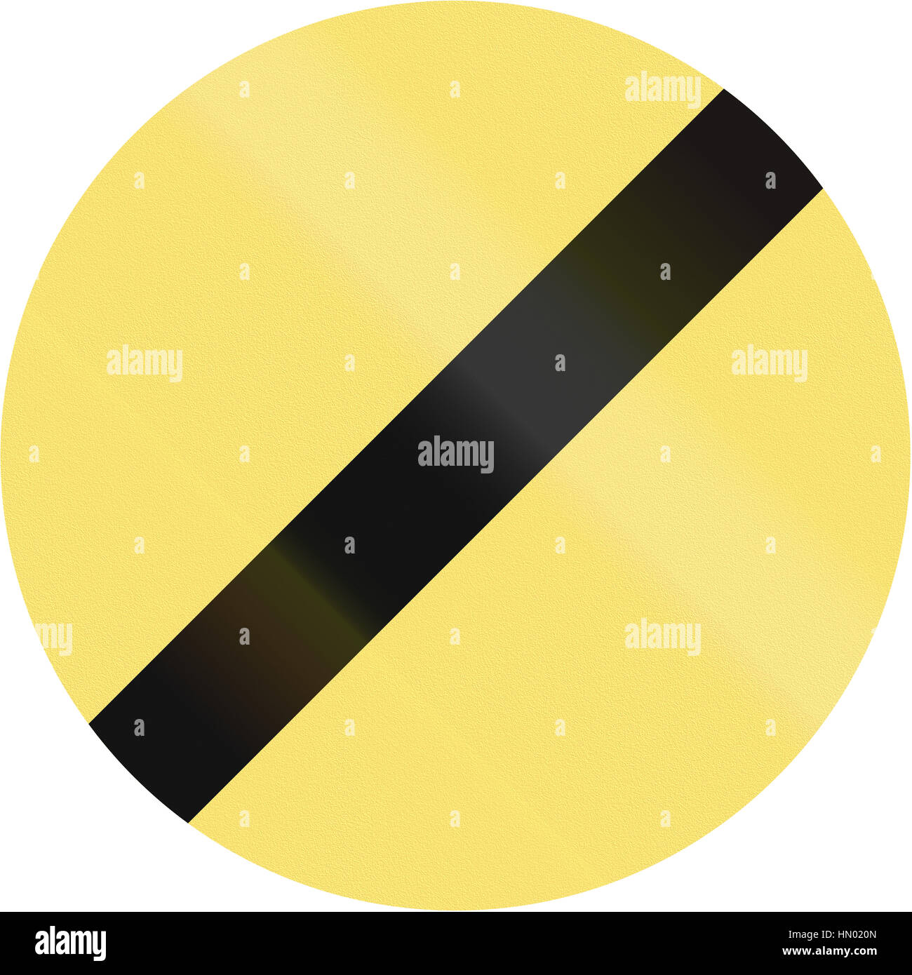 Obsolete Road sign used in Sweden - Derestriction Stock Photo - Alamy