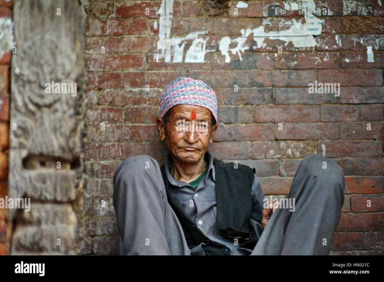 Man with the traditional Daura-Suruwal Nepali attire, also known as ...