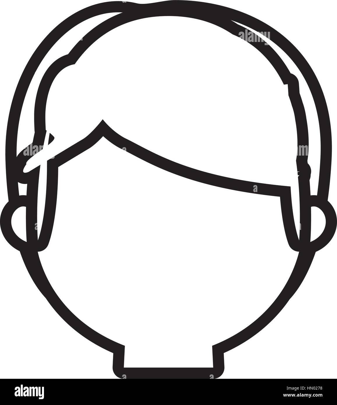 profile casual man formal face icon, vector illustration Stock Vector ...