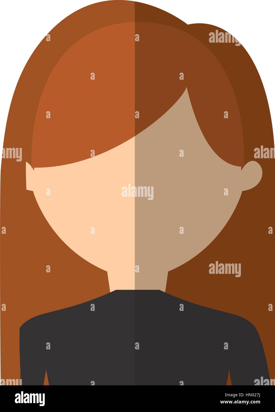 casual woman formal face icon, vector illustration image Stock Vector ...