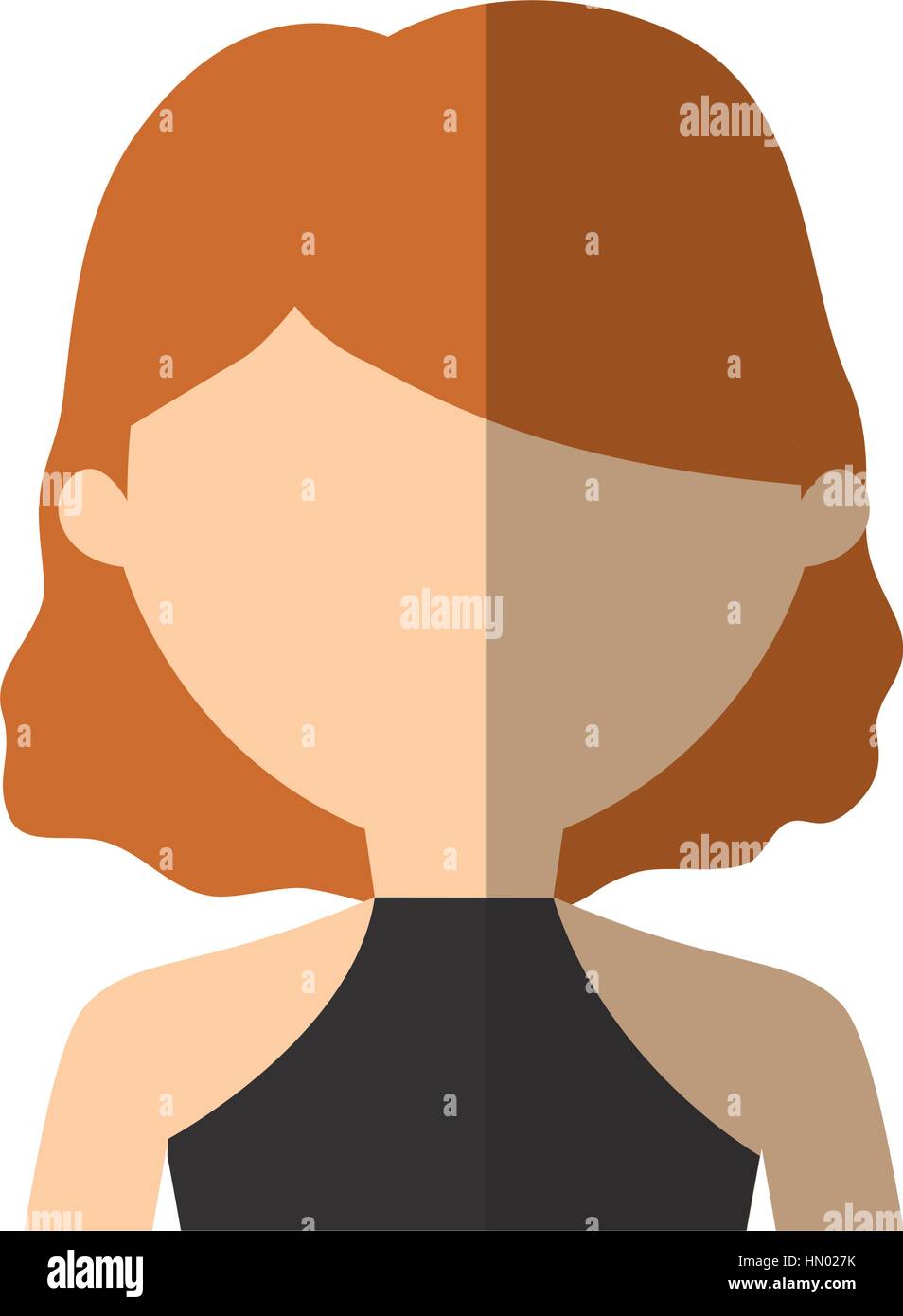 casual woman formal face icon, vector illustration image Stock Vector ...