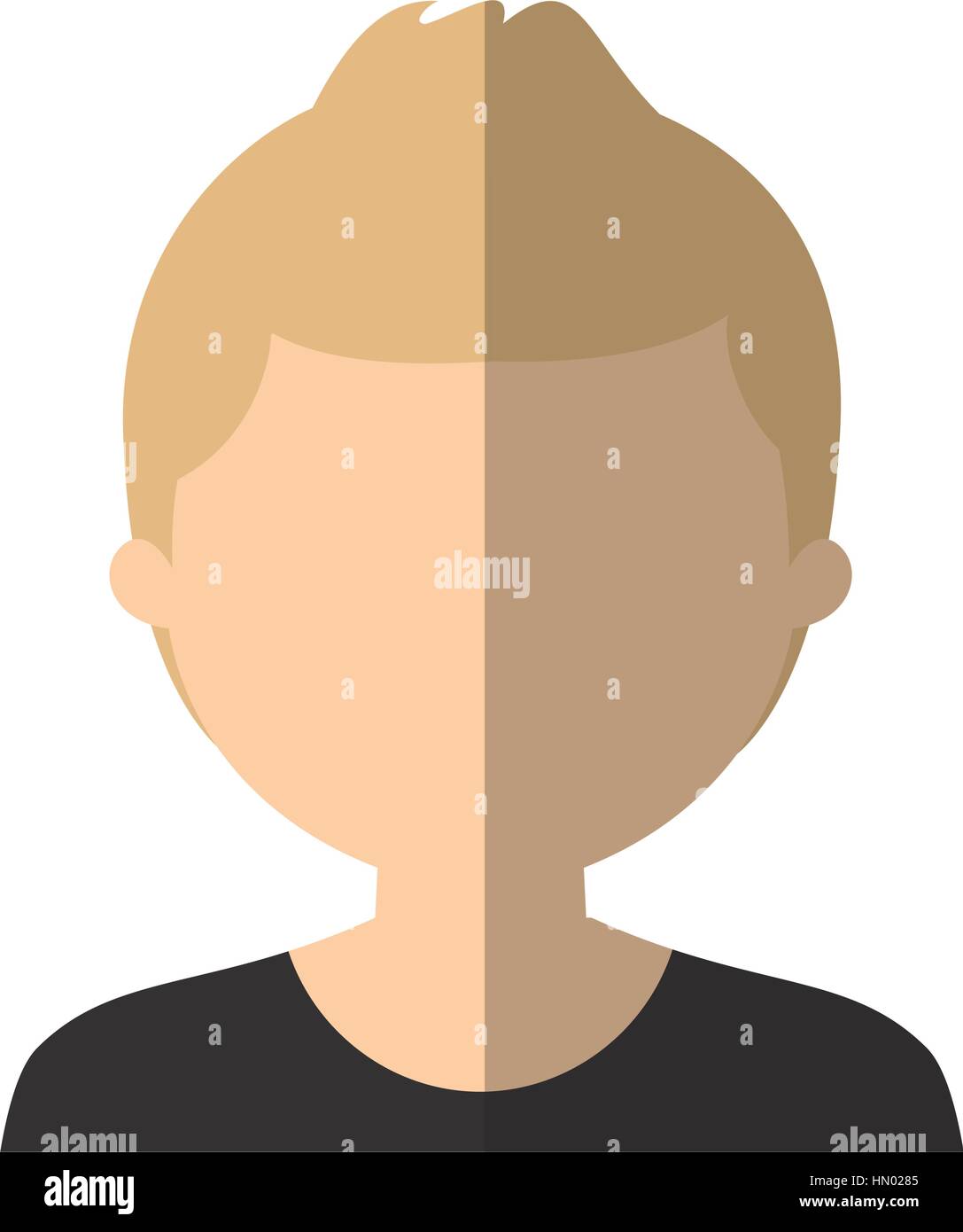 casual man formal face icon, vector illustration Stock Vector Image ...