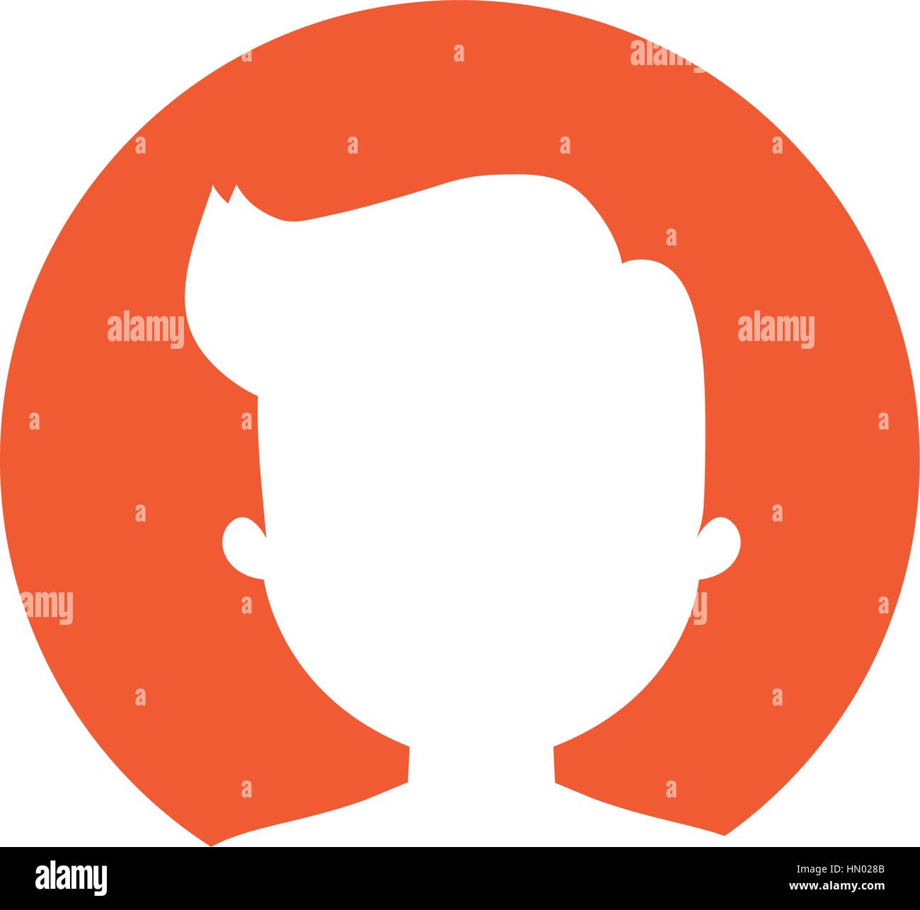 symbol casual man formal face icon, vector illustration Stock Vector ...
