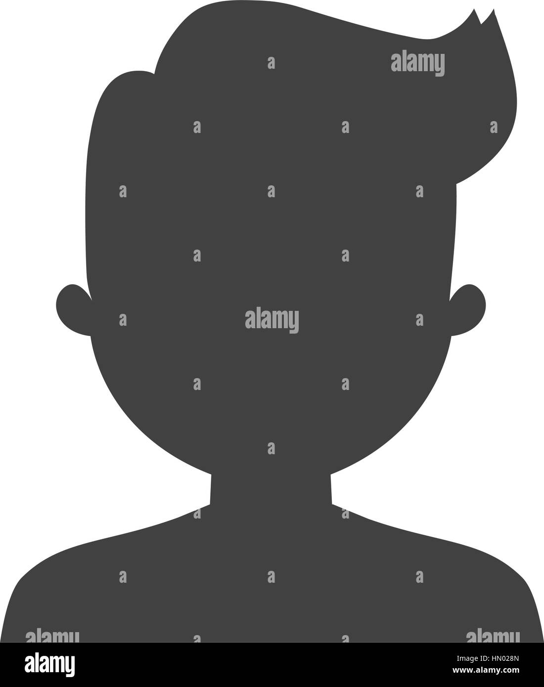 Profile casual man formal face Stock Vector Images - Alamy