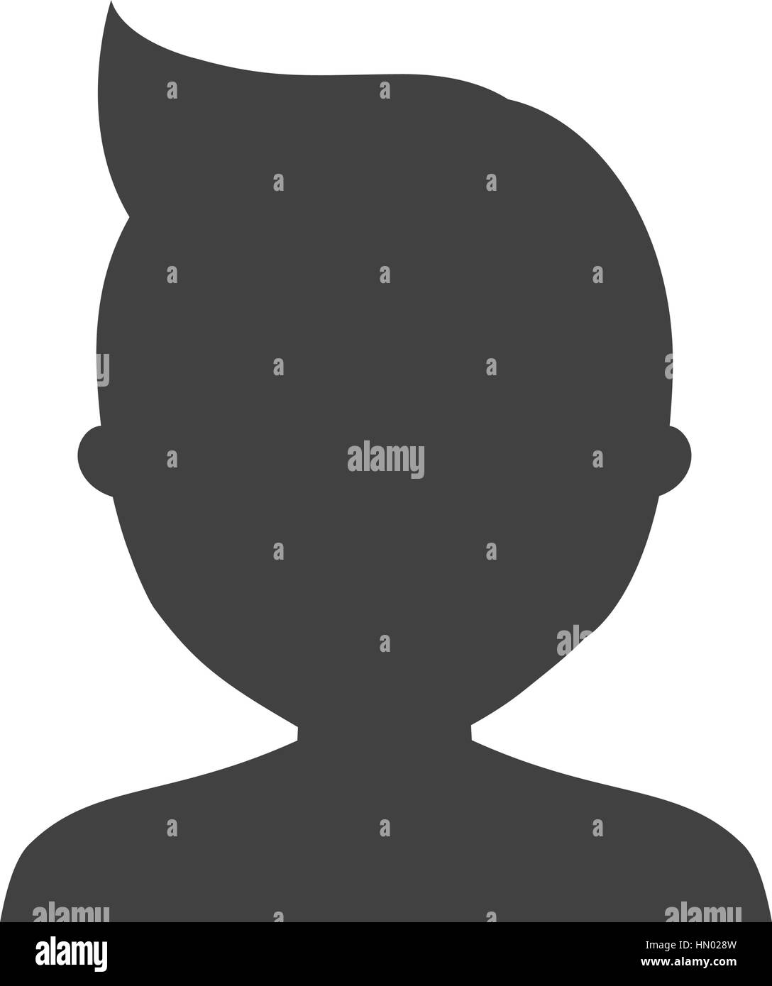 profile casual man formal face icon, vector illustration Stock Vector ...