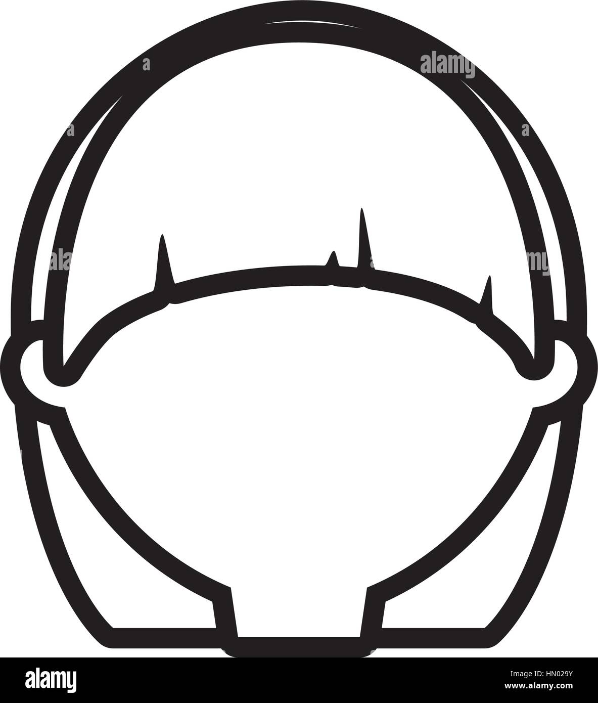 figure casual woman formal face icon, vector illustration image Stock ...