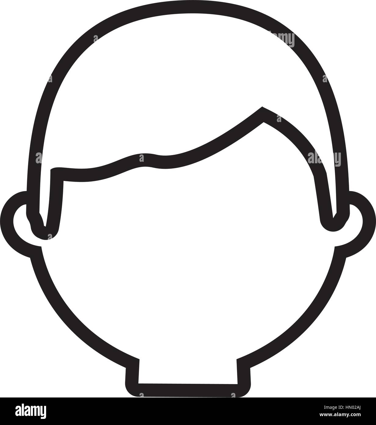 profile casual man formal face icon, vector illustration Stock Vector ...