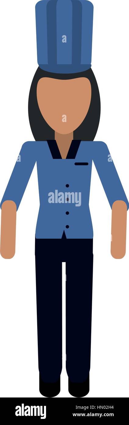 woman avatar uniform hat professional Stock Vector Image & Art - Alamy
