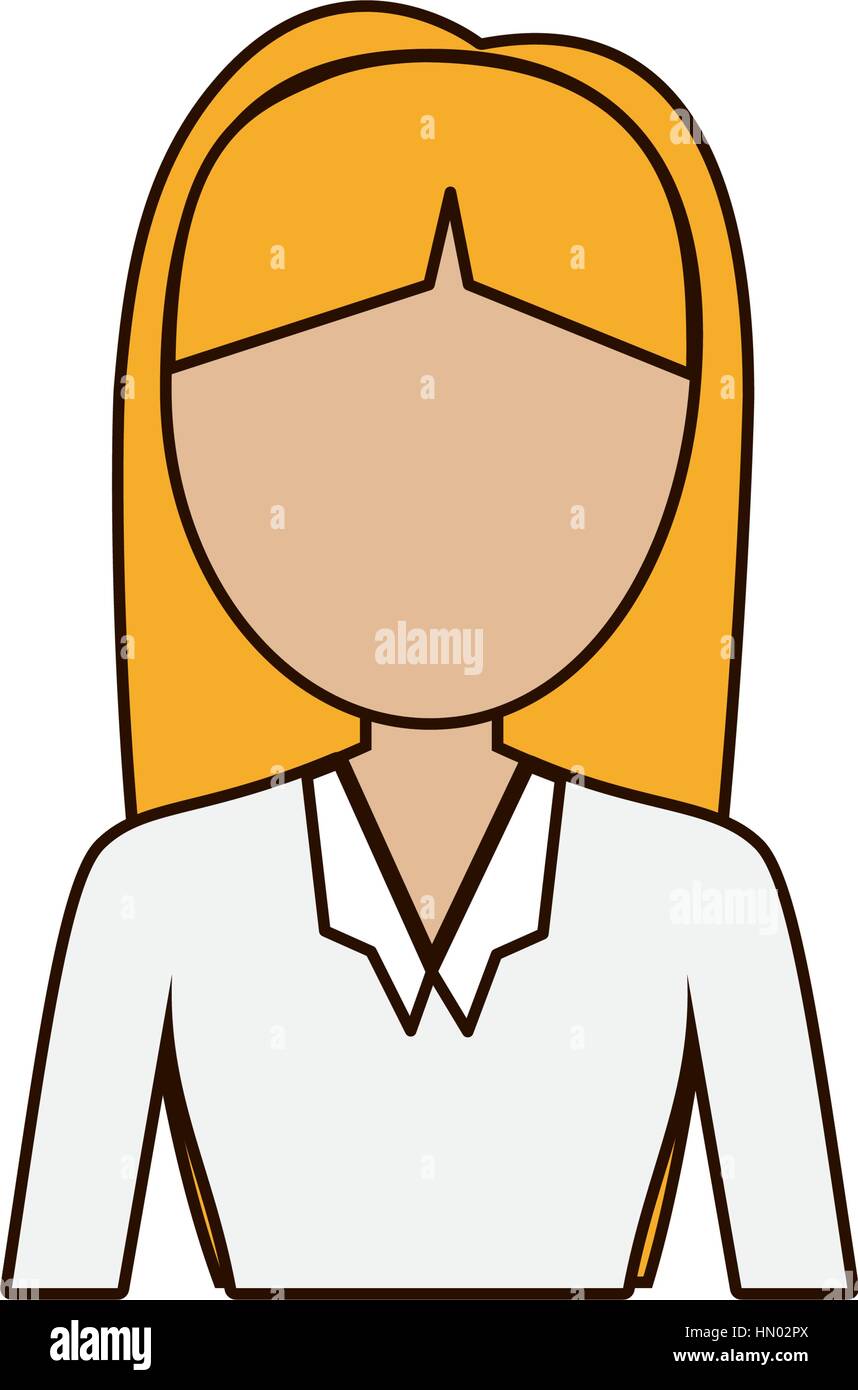 business woman formal cloth icon, vector illustration Stock Vector ...