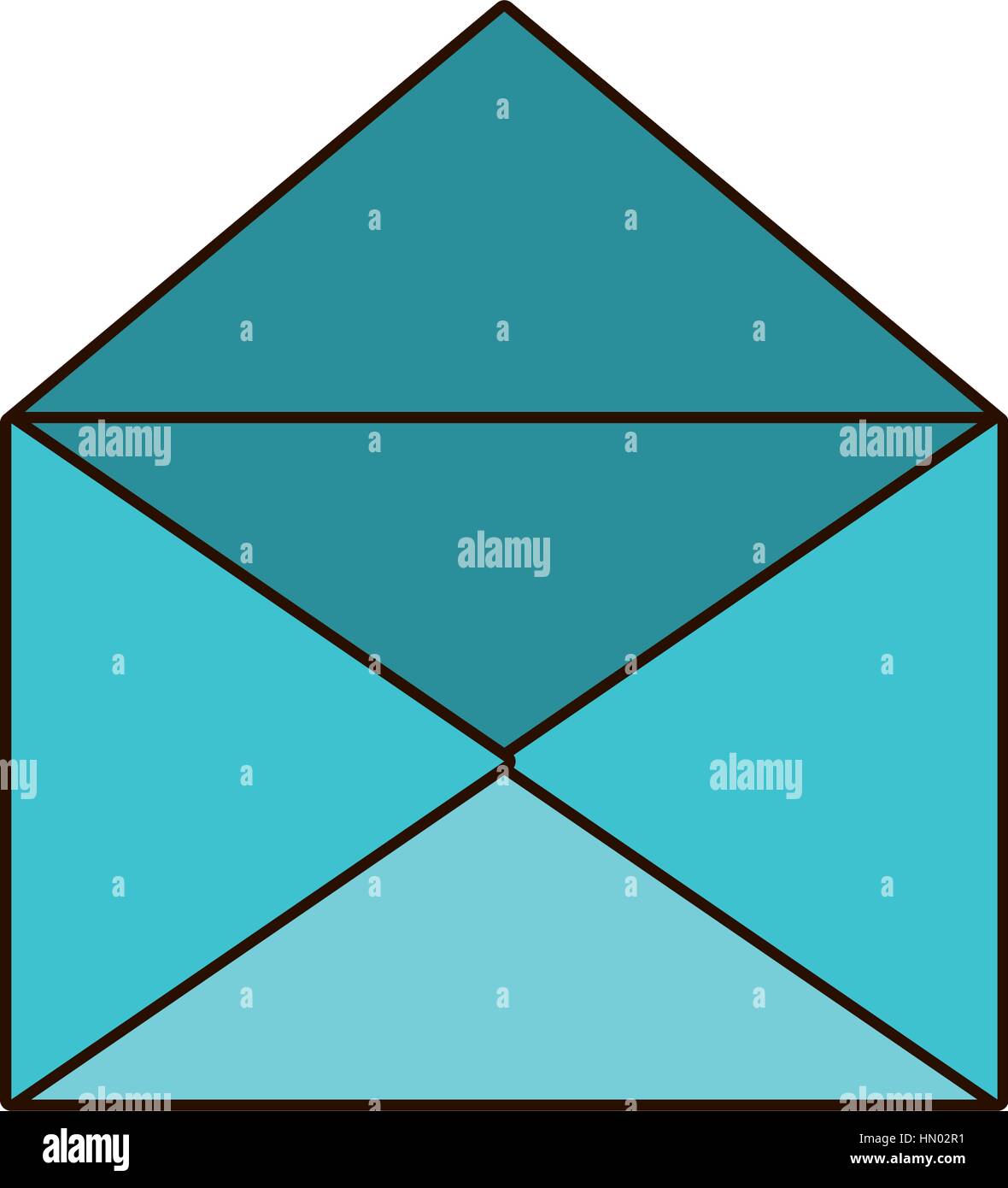 blue envelope icon image design, vector illustration Stock Vector Image ...