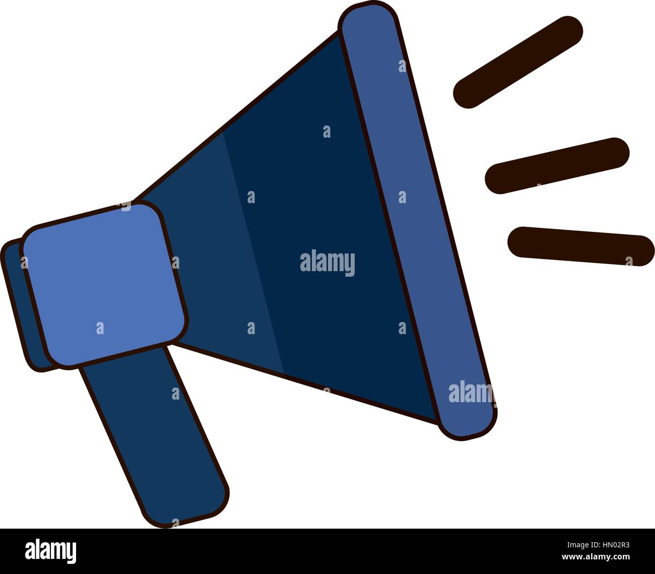 blue megaphone icon image design, vector illustration Stock Vector ...