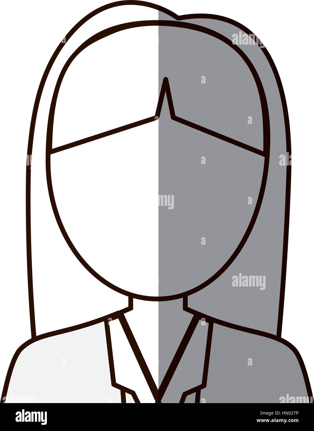 figure business woman formal cloth icon, vector illustration image ...