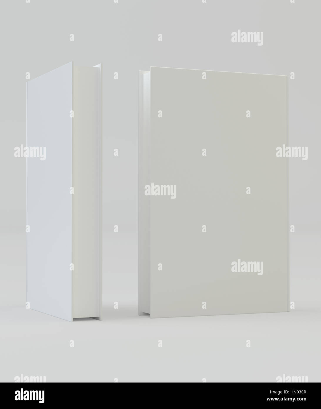 Blank vertical book cover template Stock Photo - Alamy