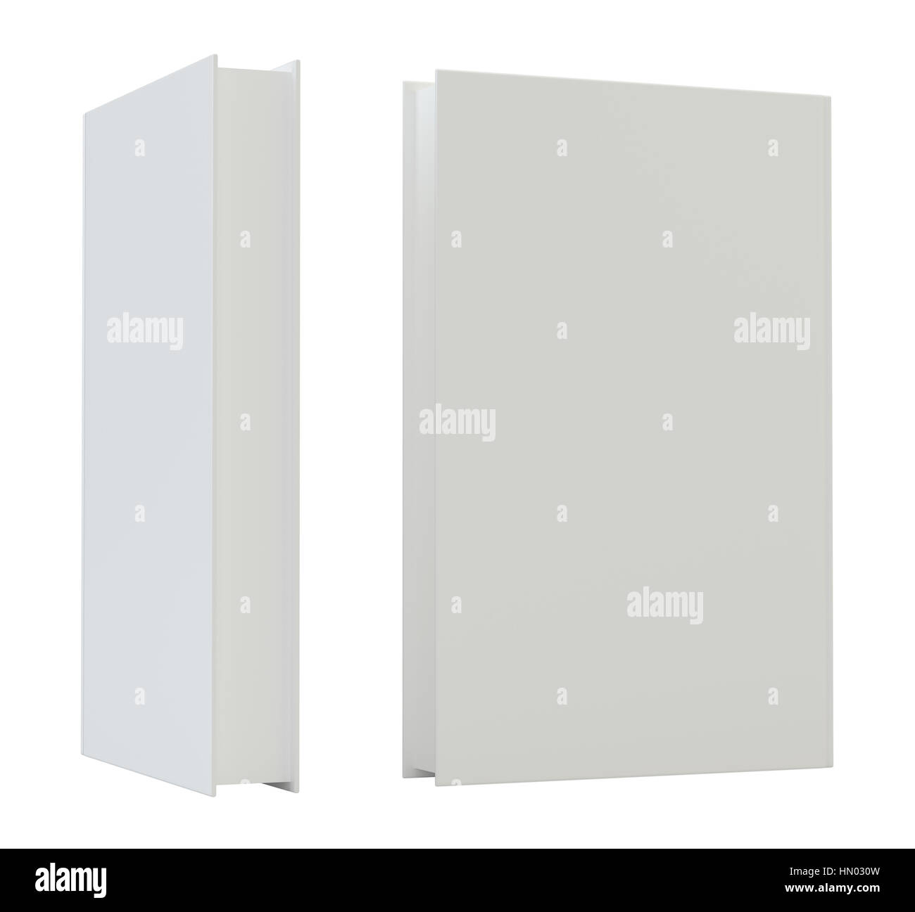 Blank vertical book cover template Stock Photo - Alamy