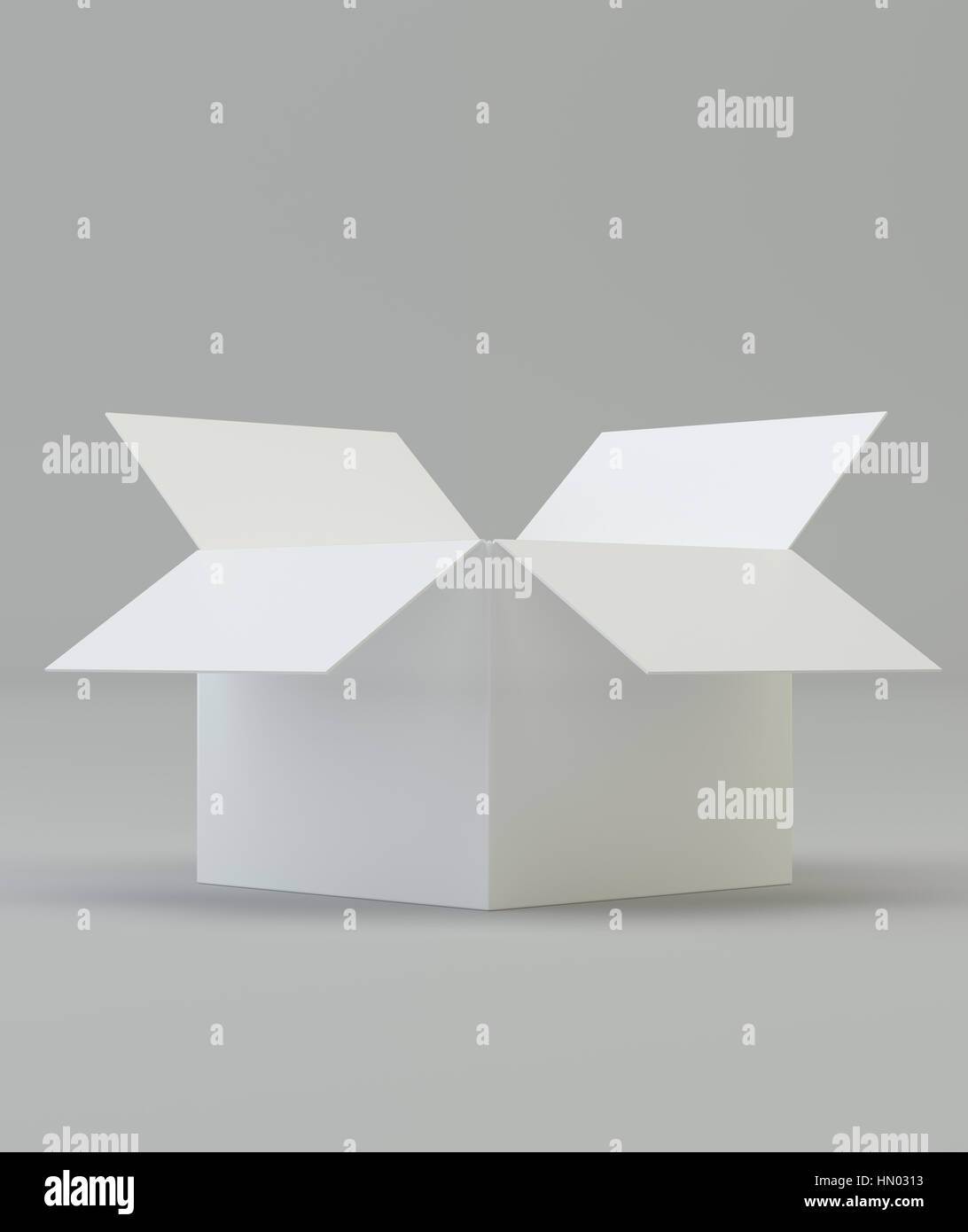 White box cardboard with clipping paths Stock Photo - Alamy