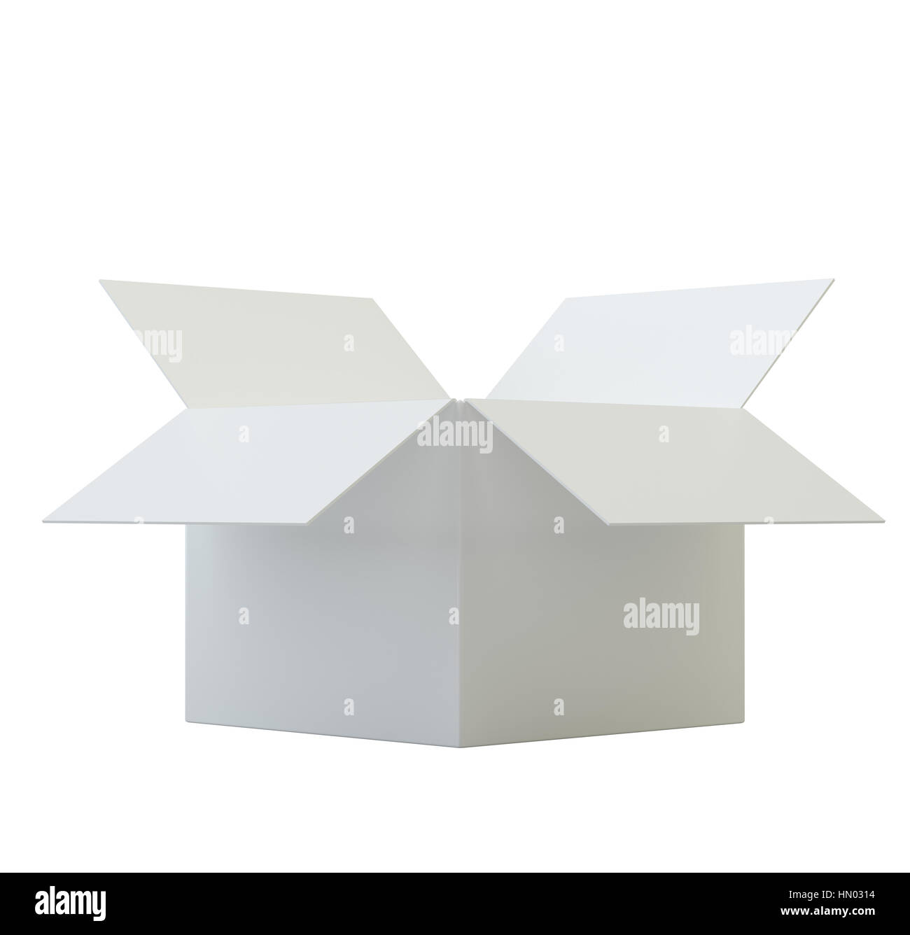 White box cardboard with clipping paths Stock Photo - Alamy