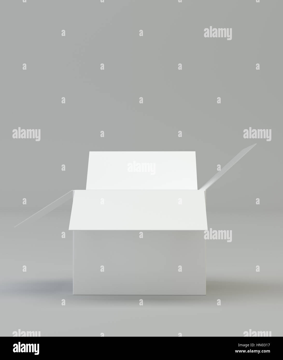 Open cardboard box Stock Photo - Alamy