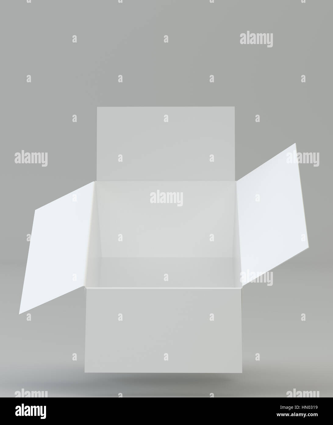 White box cardboard with clipping paths Stock Photo - Alamy