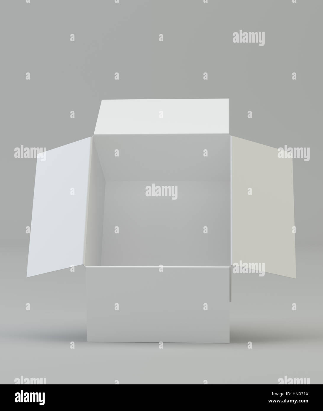 White box cardboard with clipping paths Stock Photo - Alamy