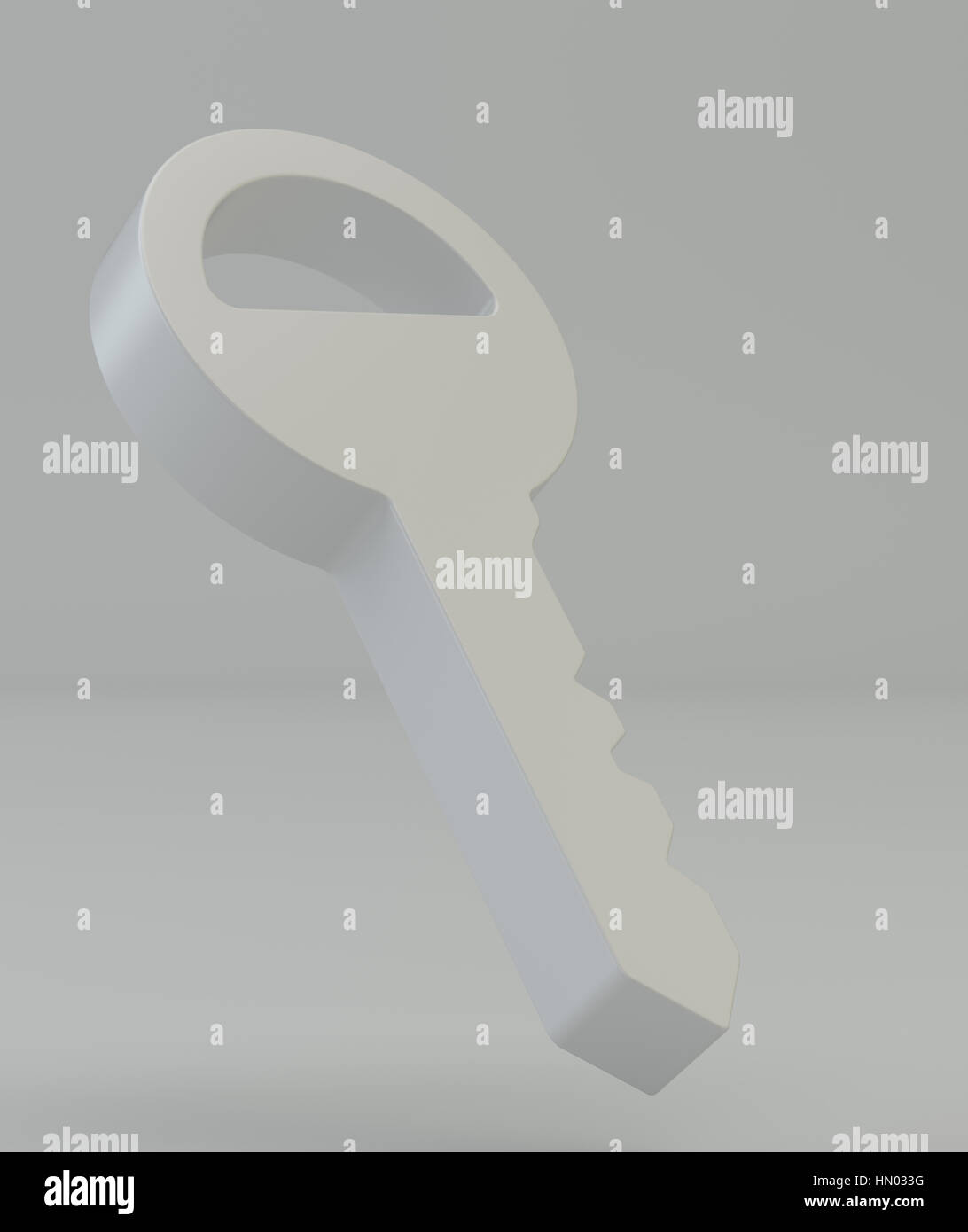 Key from door on gray background Stock Photo - Alamy