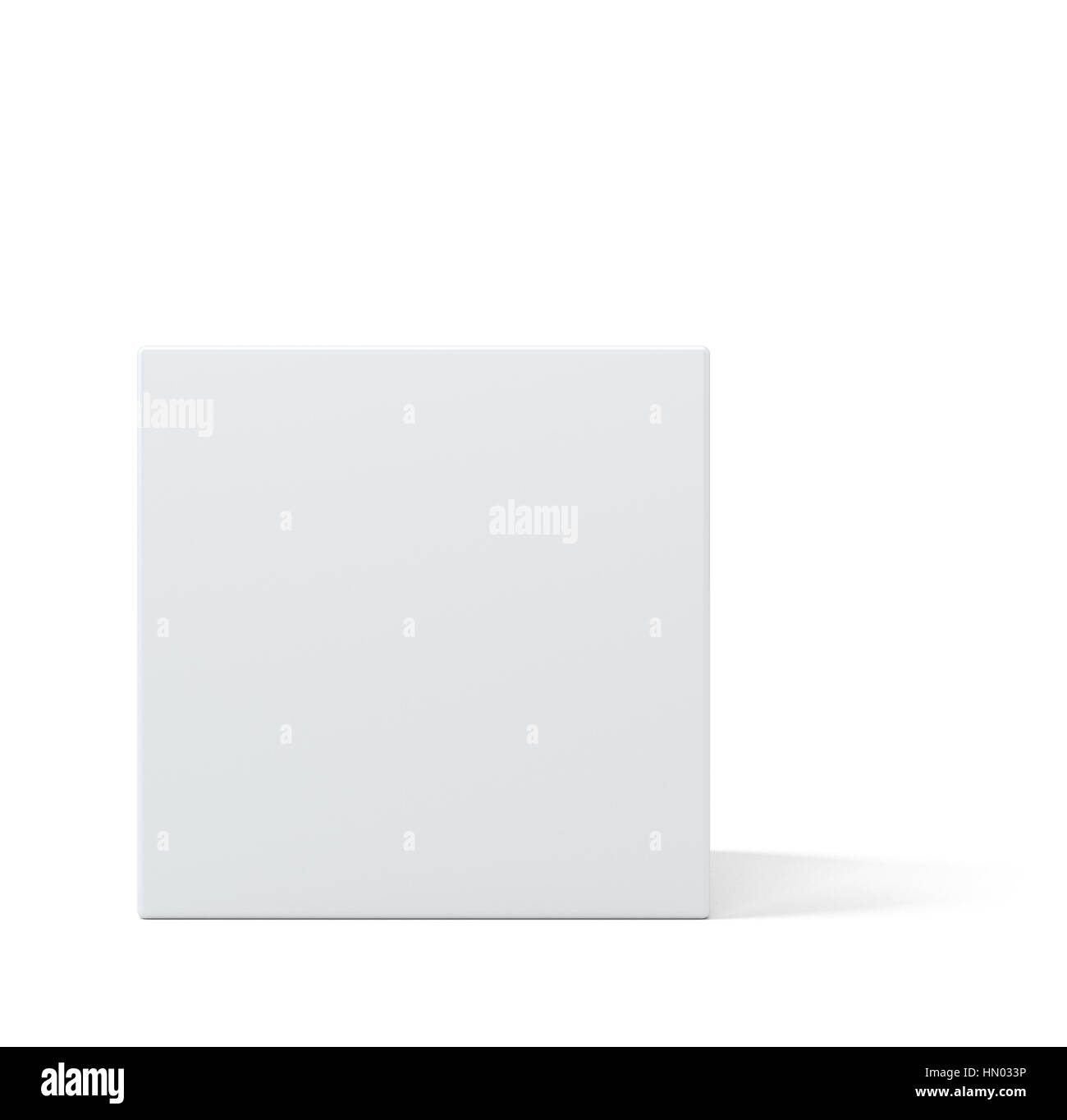 White cube in light studio Stock Photo - Alamy