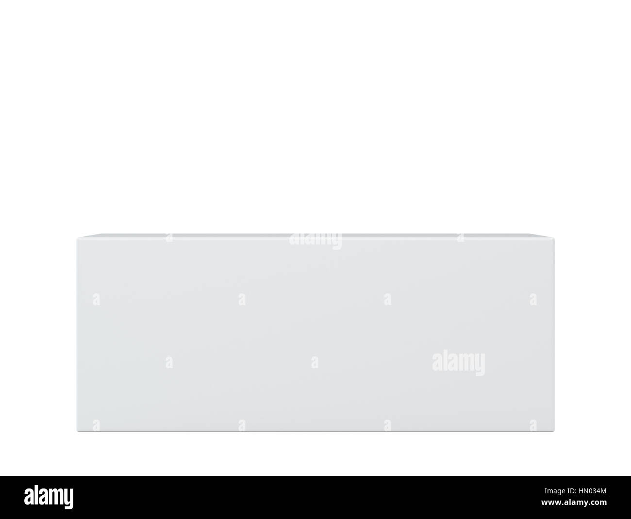White cube in light studio Stock Photo - Alamy