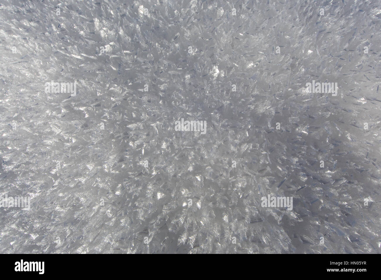 Glittering ice crystals of natural snow surface in winter Stock Photo ...