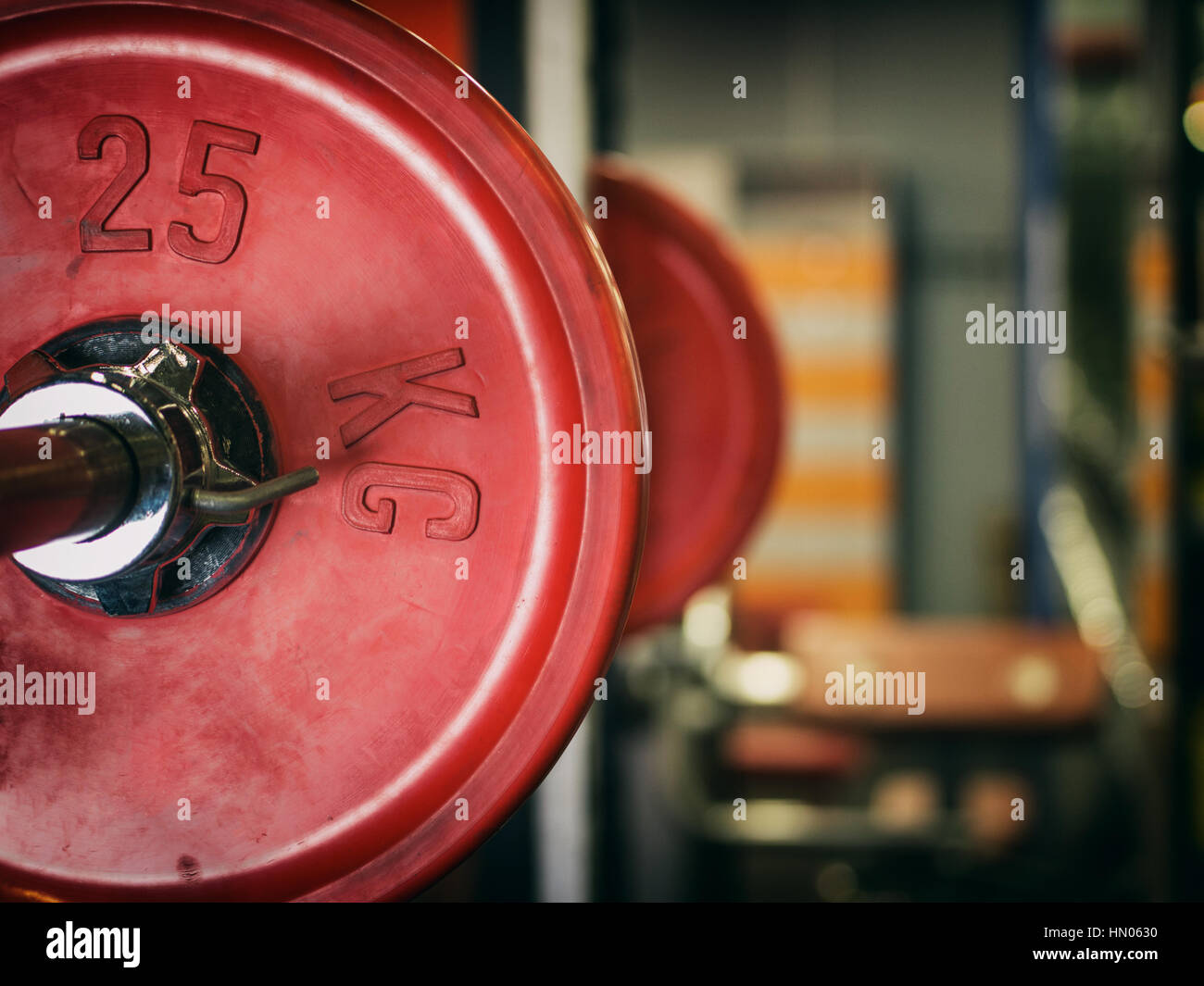 Barbell ready to workout Stock Photo - Alamy